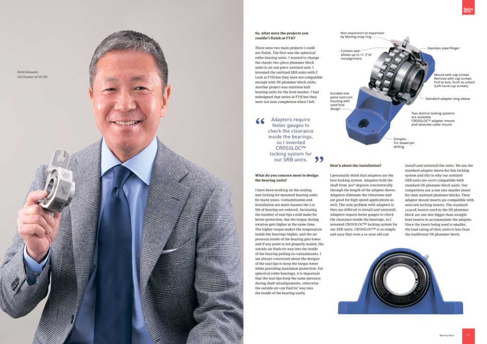 Bearing News Magazine Interview | COC